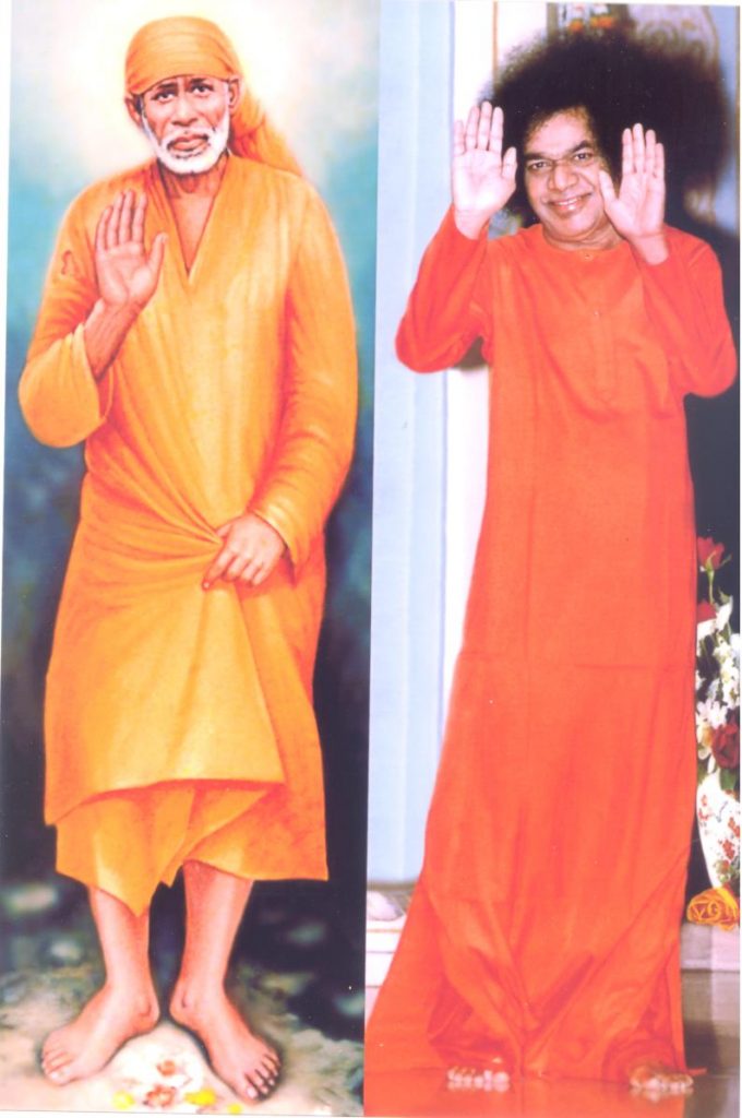 PICTURE: SHIRDI SAI BABA AND SATHYA SAI BABA (16″ X 23″) | Sathya Sai ...